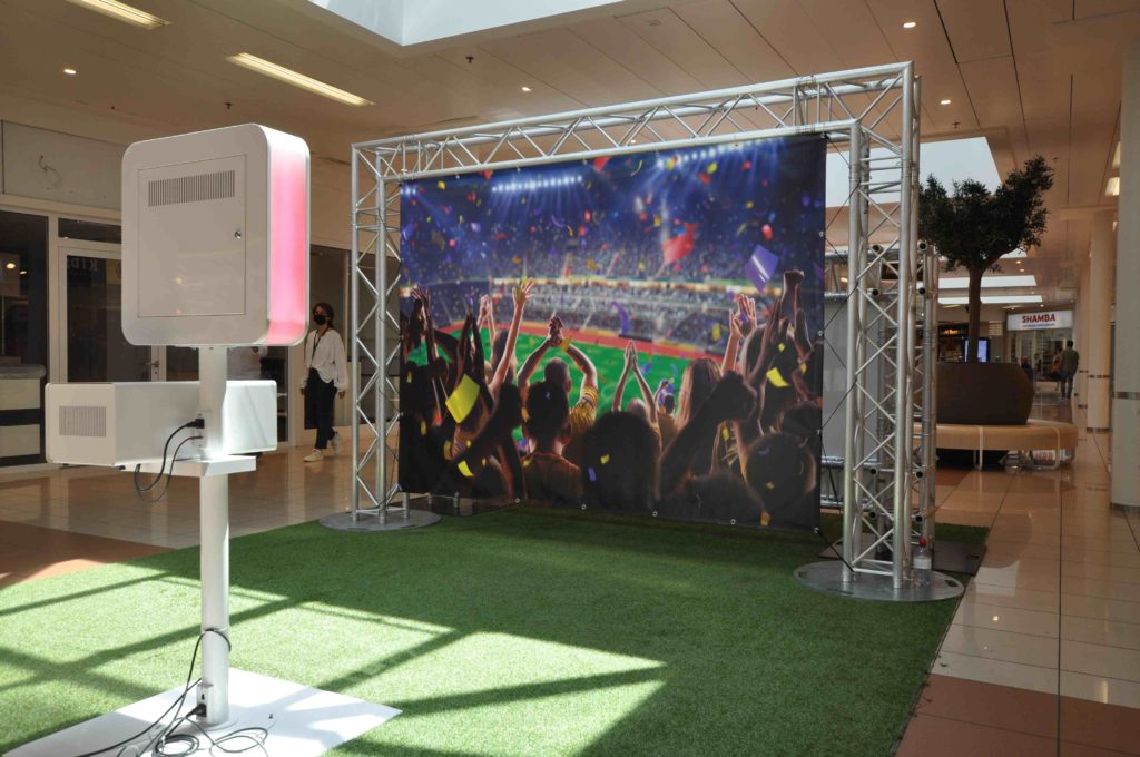 Photobooth thématique du football - bvkevents.ch